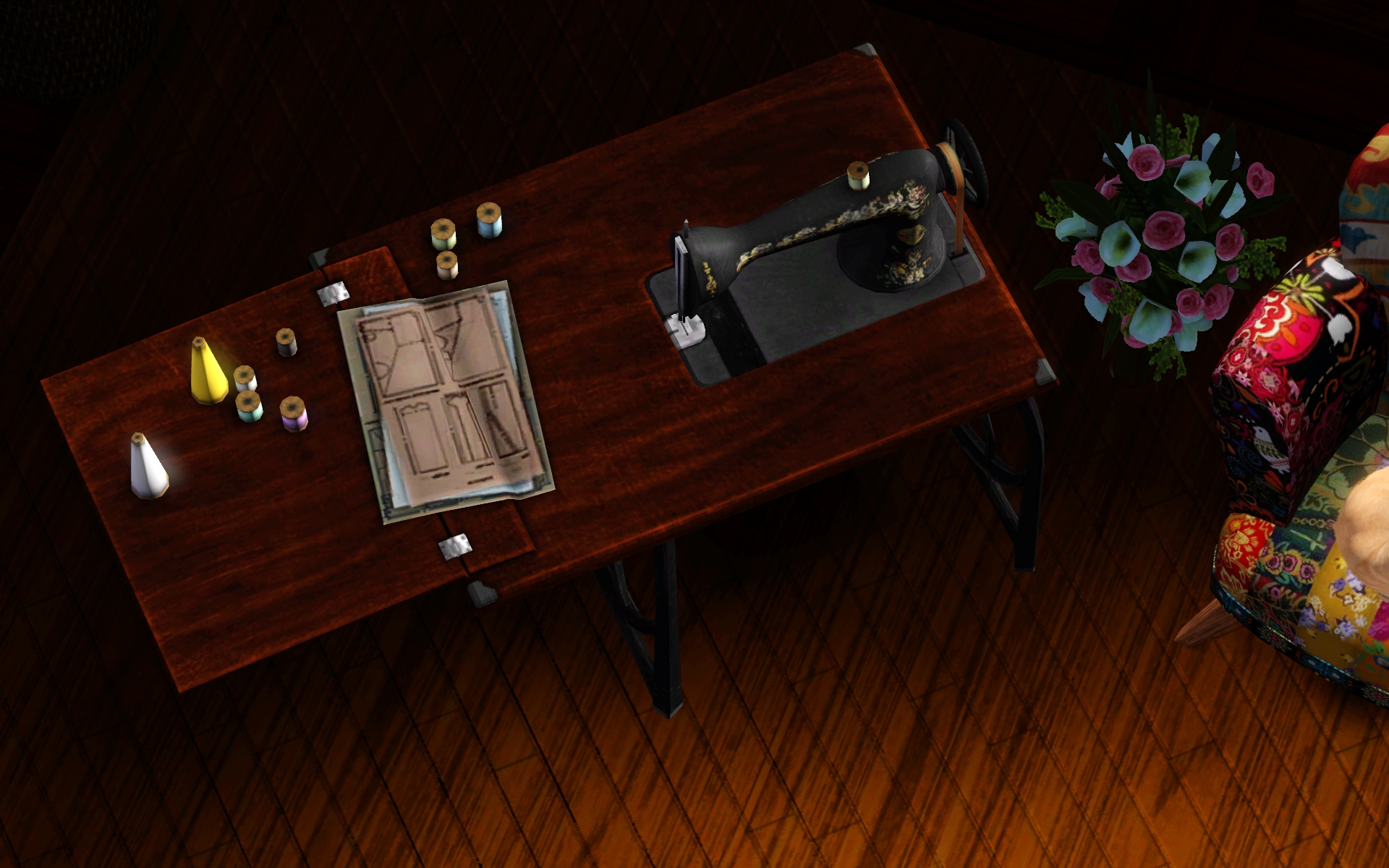 Simblr.cc - TS2 > TS3 Functional Sewing table [BETA V1.0.9]