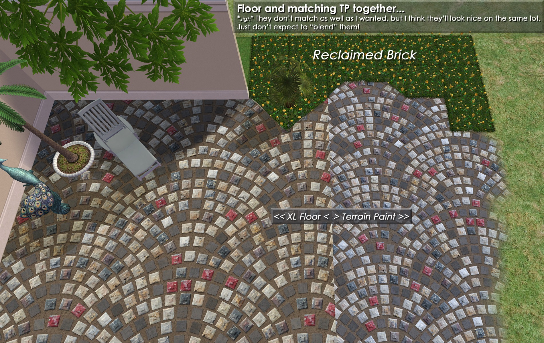 Simblr.cc - European Fan ~ Stone Floors and Terrain Paints in 12 Stone ...