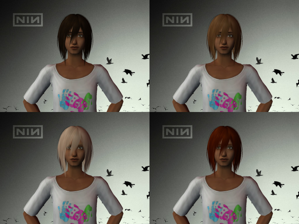 Simblr.cc - Four 8ksims Hairs in New Hair System+ (all Pooklet colours ...