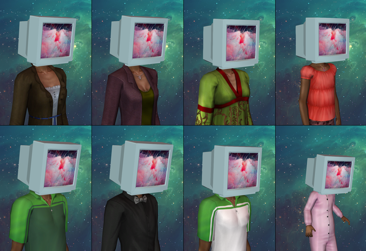 Simblr.cc - Biohole Computer Heads - All Ages Both Genders