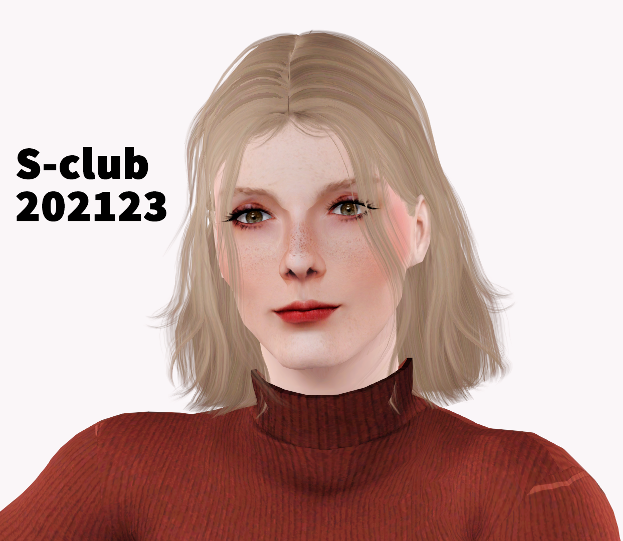 Simblr.cc - Hair with reduced polygons: Set of hairstyles with reduced ...