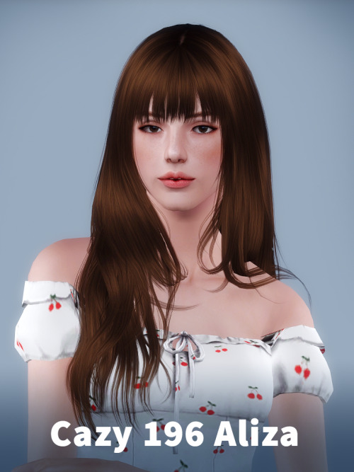 Simblr.cc - Hair with reduced polygons: Set 7 of hairstyles with ...