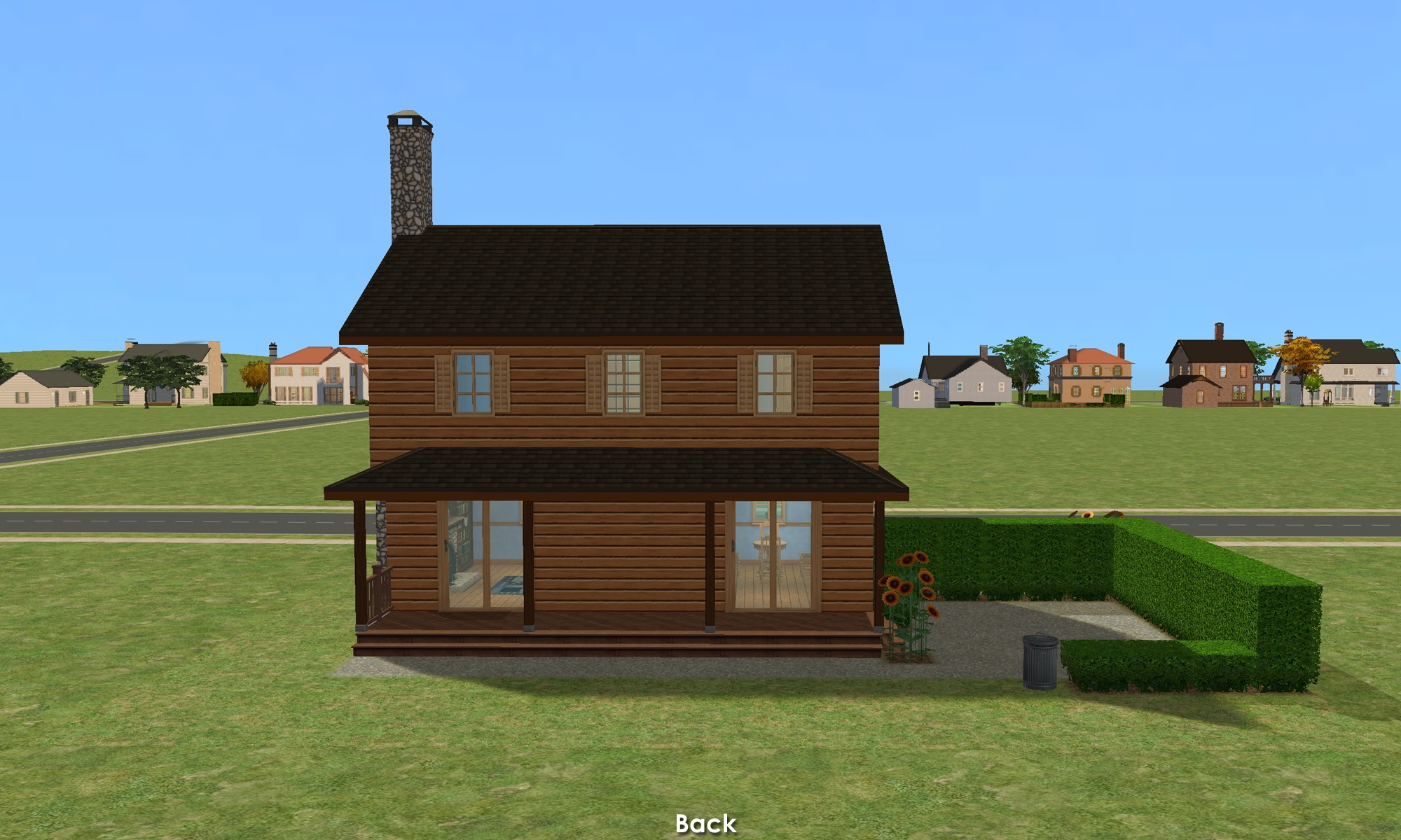 Simblr.cc - Two Small EXAMPLE lots, using the No-Slope Basement Templates