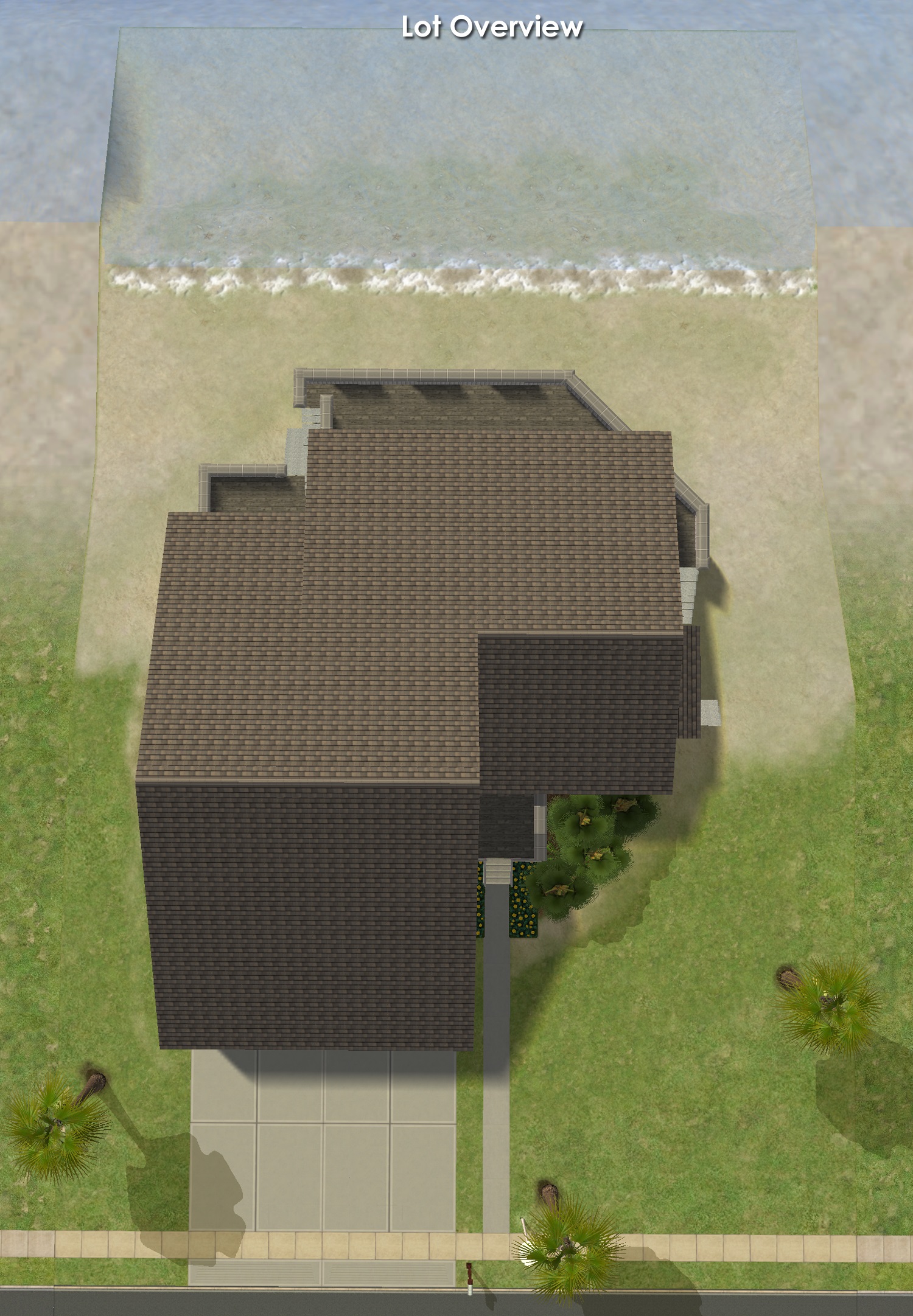 Simblr.cc - 1980's Contemporary Beach House: 3B/3.5B/2-car Garage with ...
