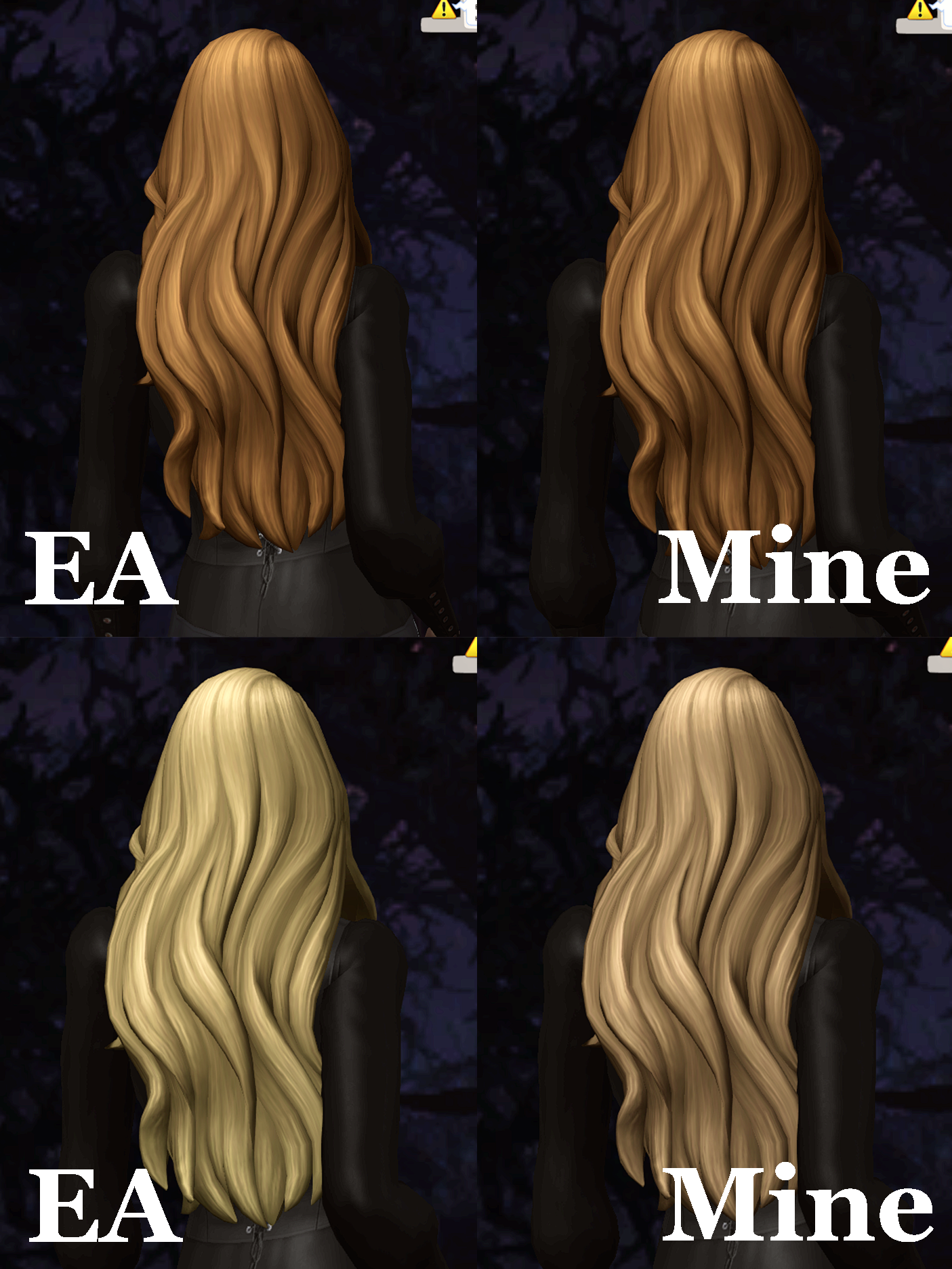 Simblr.cc - Hair presets default replacement for TS3 (better on ...