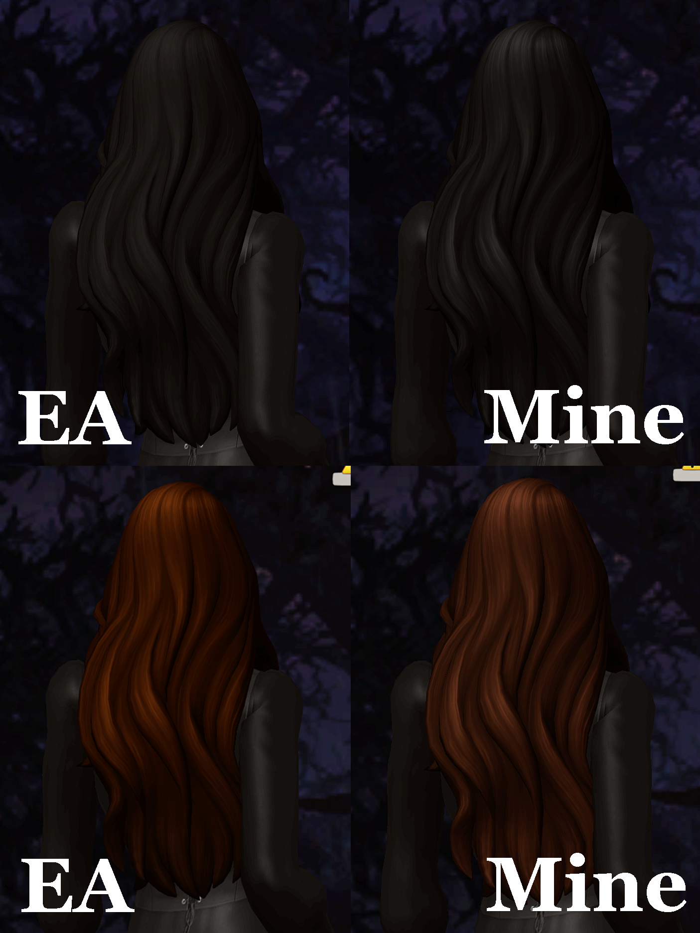Simblr.cc - Hair presets default replacement for TS3 (better on ...