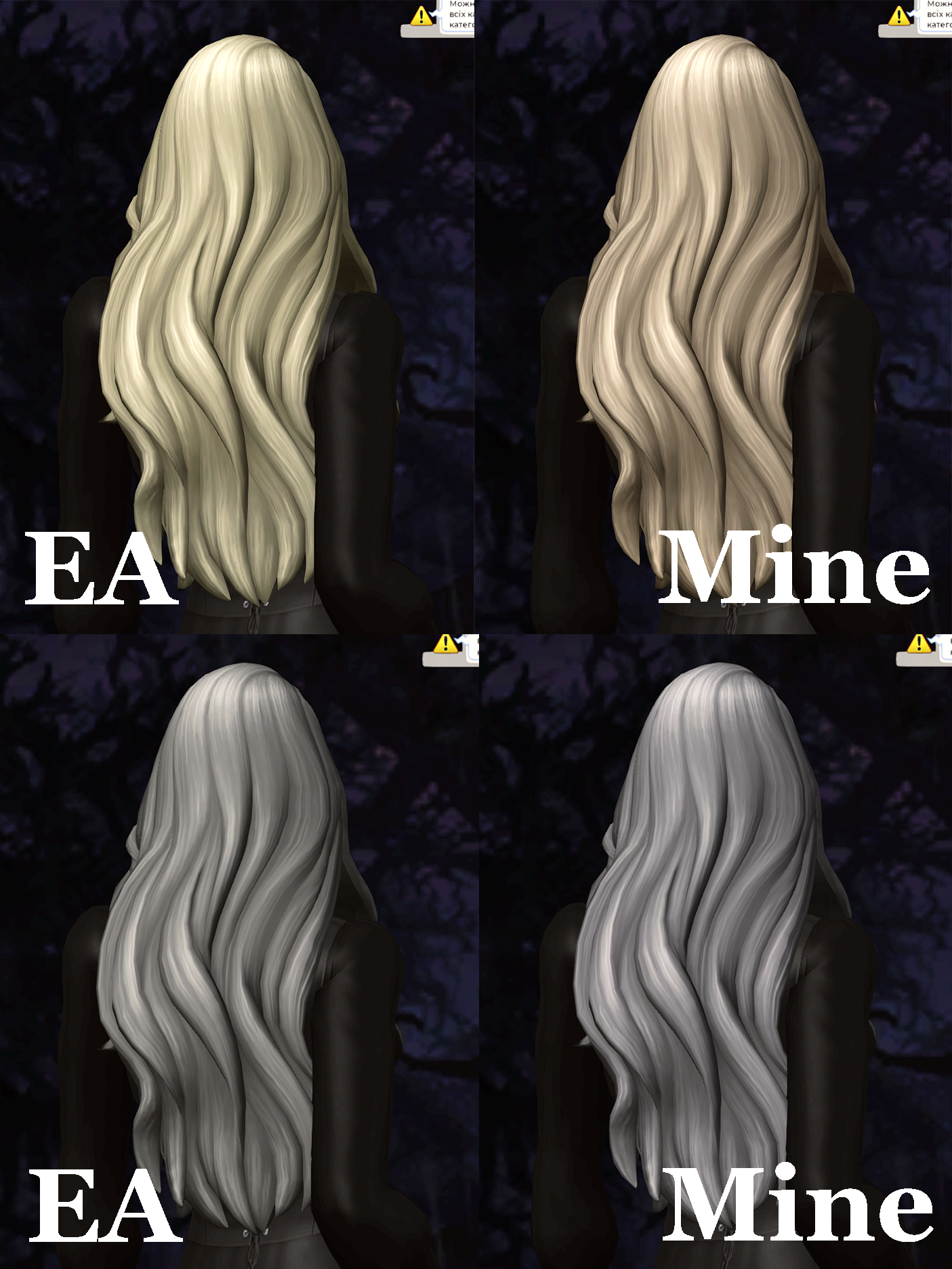 Simblr.cc - Hair presets default replacement for TS3 (better on ...