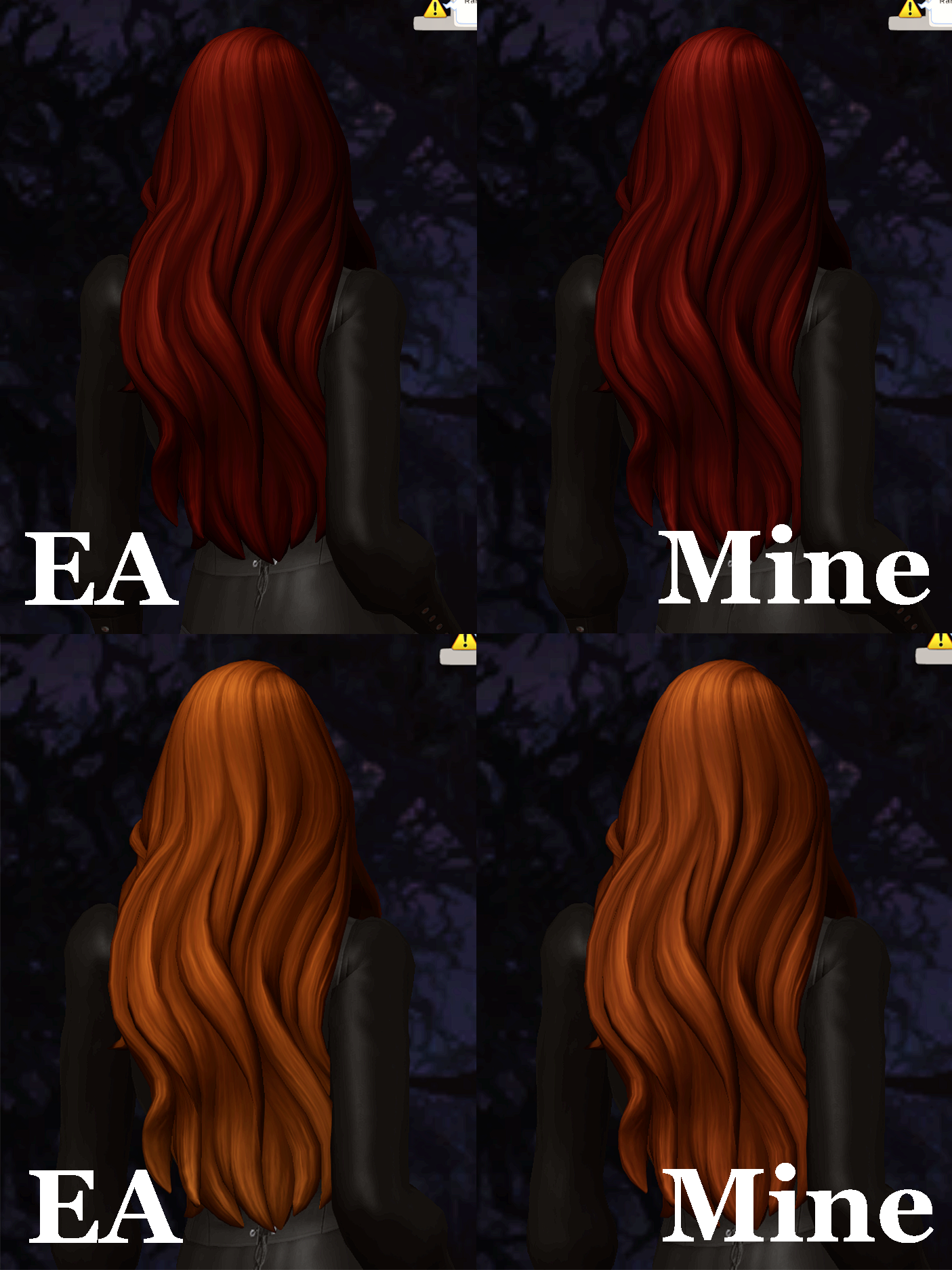 Simblr.cc - Hair presets default replacement for TS3 (better on ...