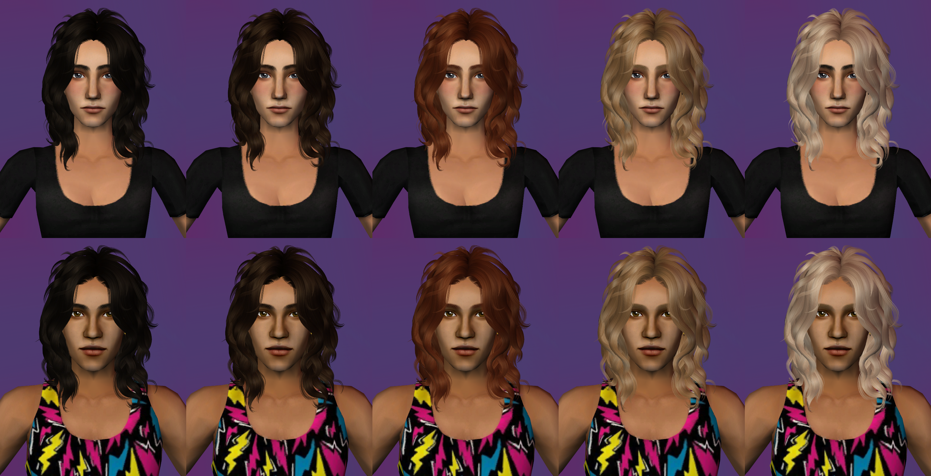 Simblr.cc - CAS - Sunshine Hair: Newsea Lingering - Sunshine System